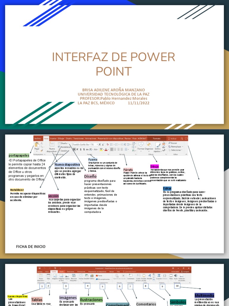 Interfaz de Power Point | PDF | Microsoft PowerPoint | Desarrollo de ...