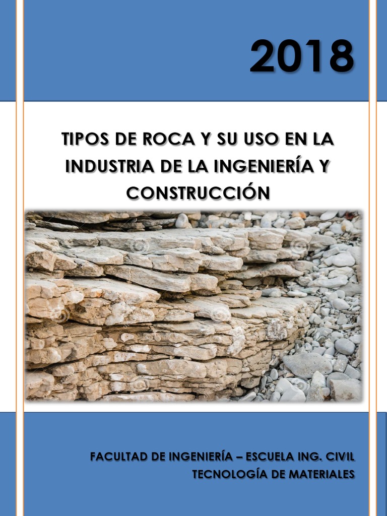 Tipos de Roca y Su Uso | PDF | Roca (geología) | Roca sedimentaria