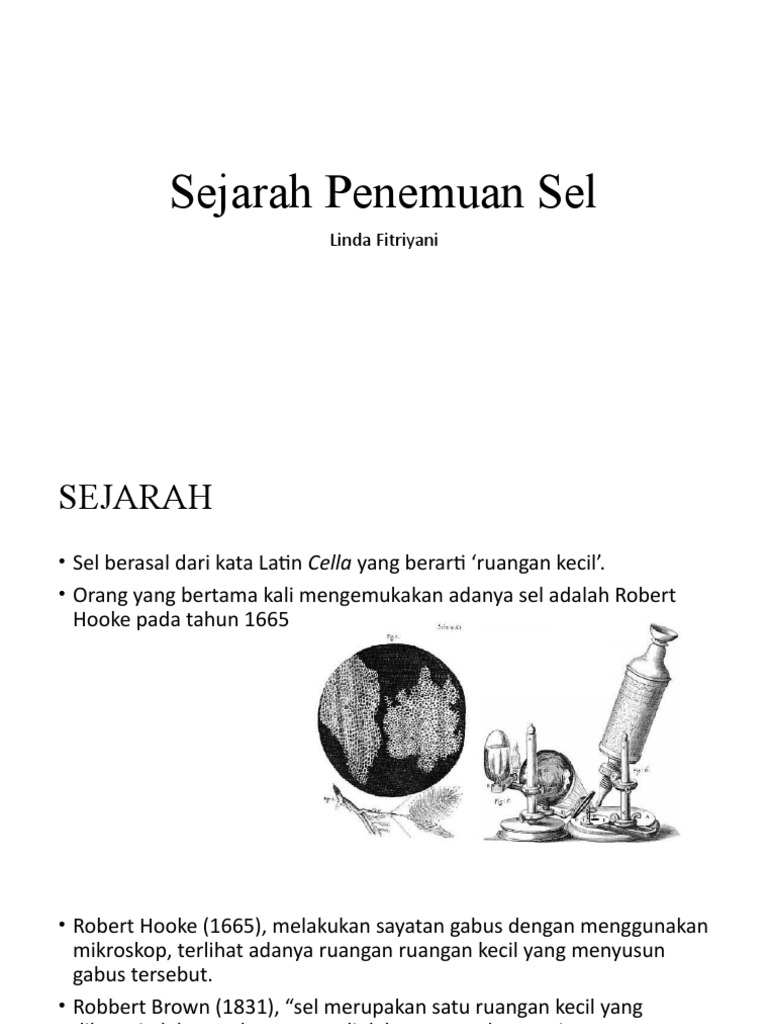 1 Sejarah Penemuan Sel Pdf