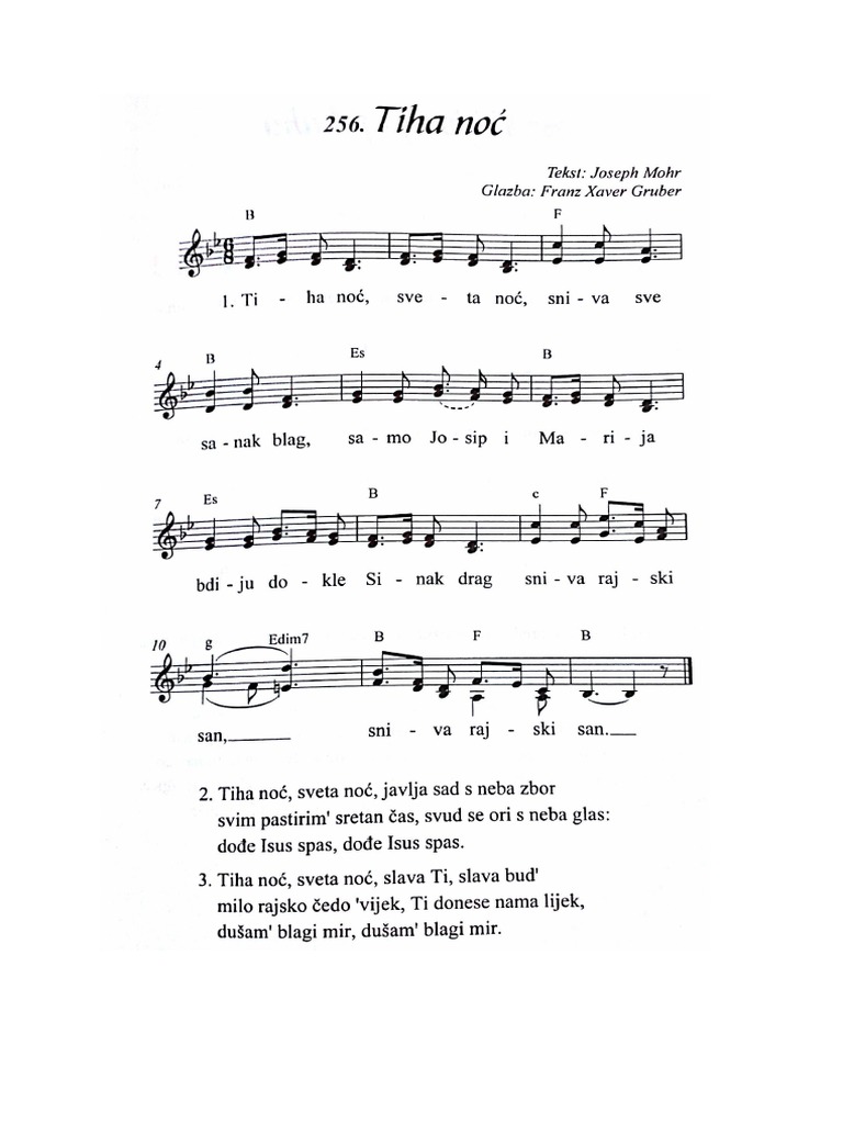 Bozic-Tiha Noc | PDF