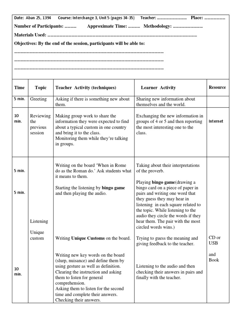 Sample Lesson Plan | PDF | Speed Reading | Reading Comprehension