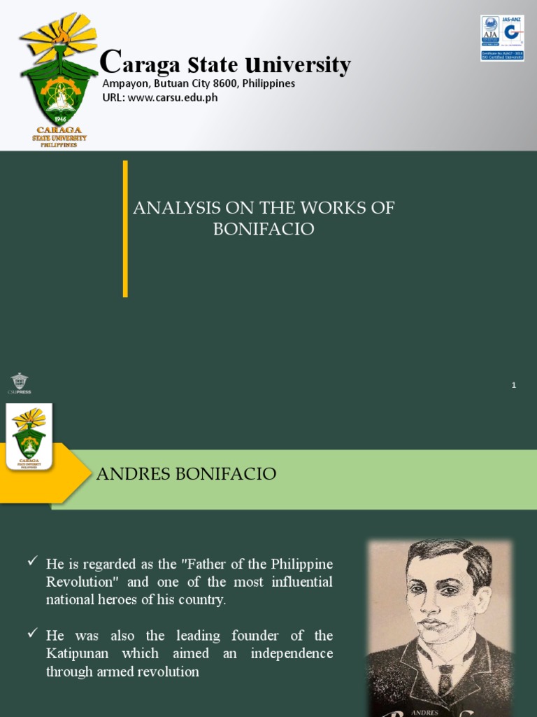 Analysis of Andres Bonifacio's Revolutionary Writings | PDF | Tagalog ...