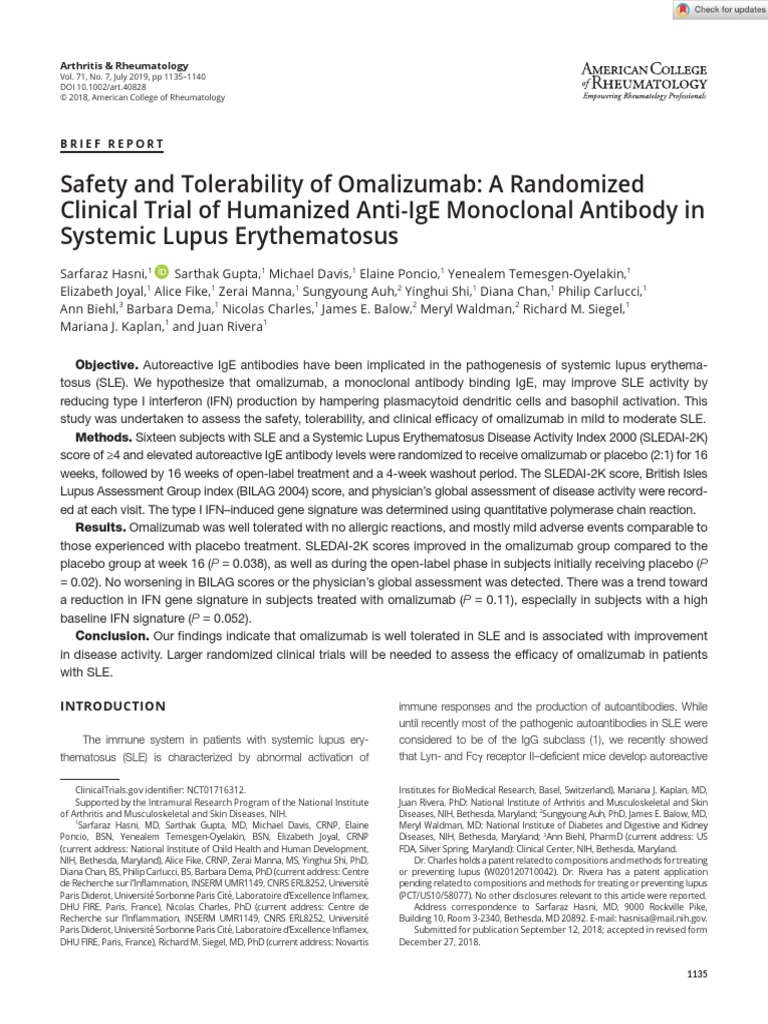 (2019) - Safety and Tolerability of Omalizumab A Randomized Clinical ...