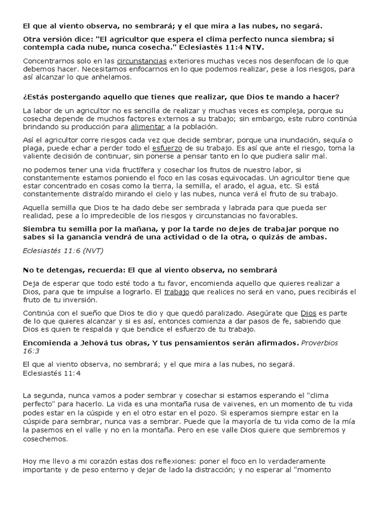 A Su Tiempo Segaremos Si No Desmayamos | PDF | Agricultura