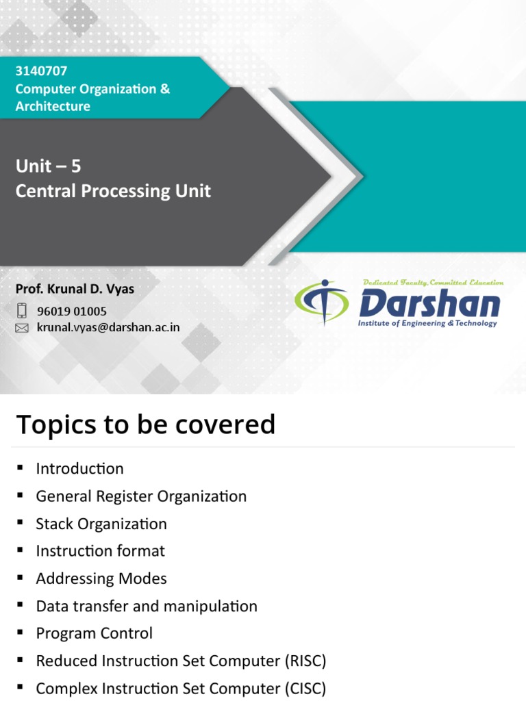 COA GTU Study Material Presentations Unit-5 11022020053257AM | PDF ... COA GTU Study Material Presentations Unit-5 11022020053257AM | PDF ...