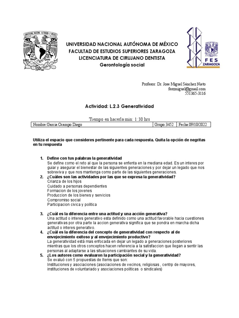 Generatividad y Bienestar en la Vejez | PDF | Comportamiento | Altruismo