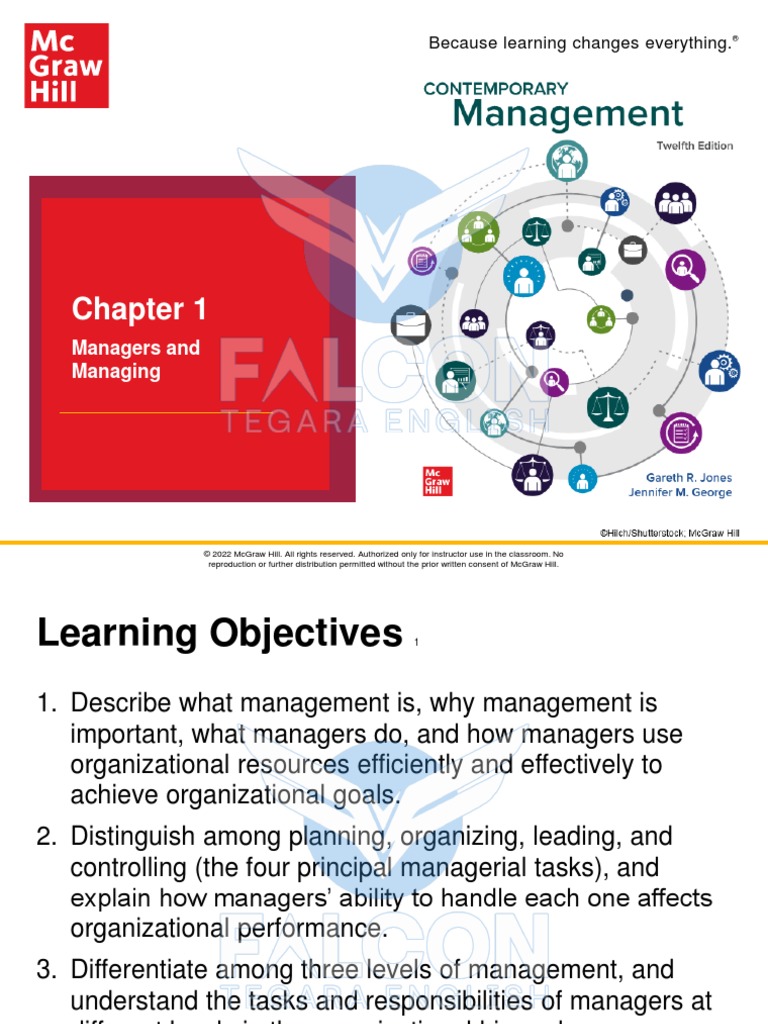 Management Ch1 @falcon - Team1 | PDF | Goal | Entrepreneurship