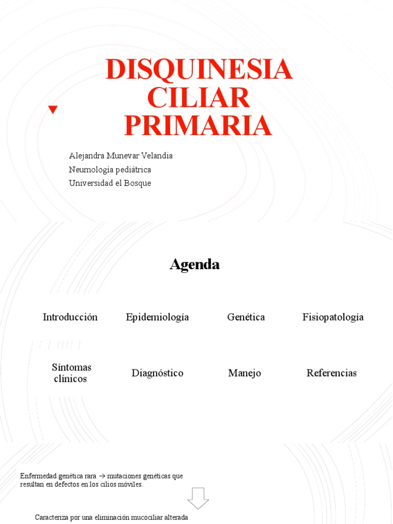 Disquinesia Ciliar Primaria: Diagnóstico y Manejo | PDF | Ciencia y ...