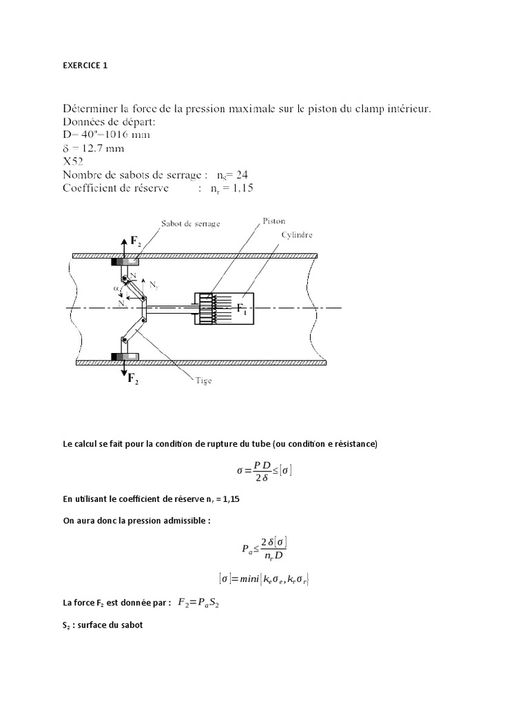 Calculs de Résistance et Soudage de Tubes | PDF | Construction | Soudage