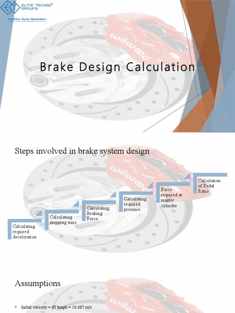 Brake Basics Calculation Final | Download Free PDF | Brake | Acceleration