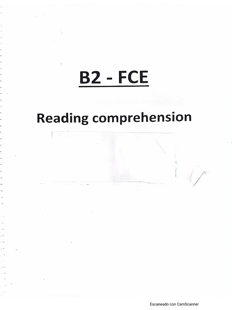 Booklet Fce | PDF