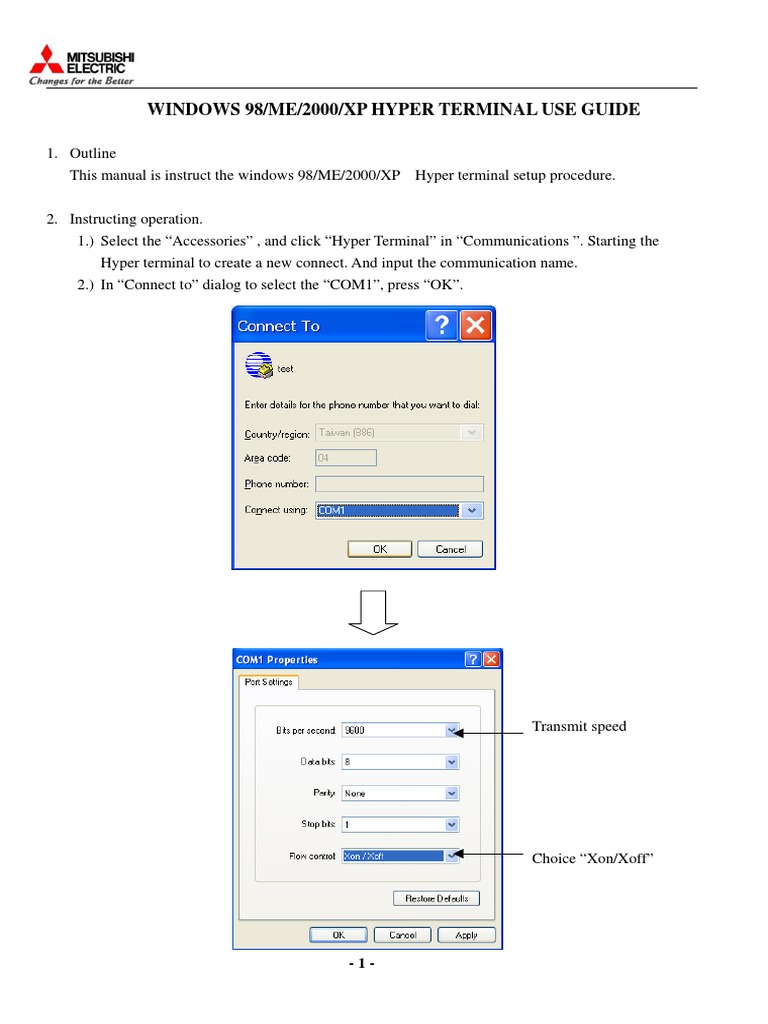 1.3 Hyper Terminal On PC | PDF