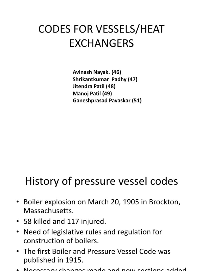 Codes For Vessels (46-51) | PDF