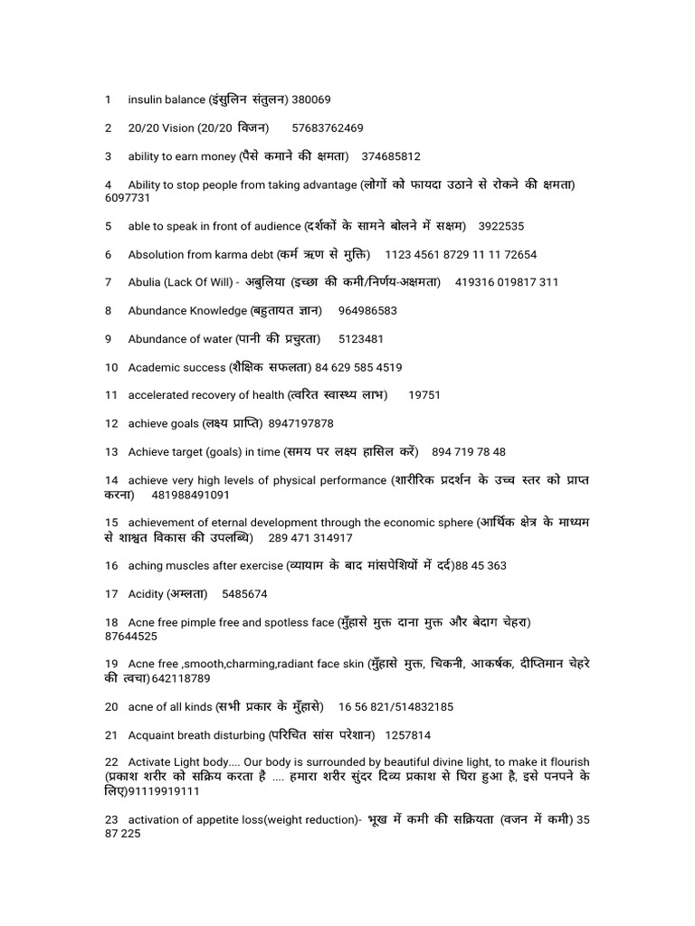 Angel Numbers | PDF