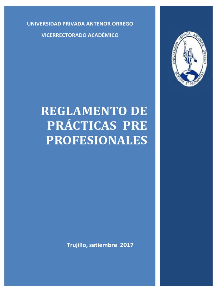 Reglamento Prácticas Final Final 2020 | PDF | Plan de estudios | Evaluación