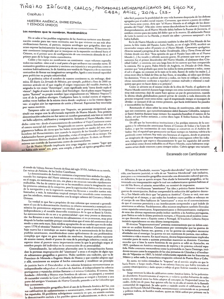 Piñeiro Iñiguez, Carlos - Nuestra América, Entre España y EEUU | PDF