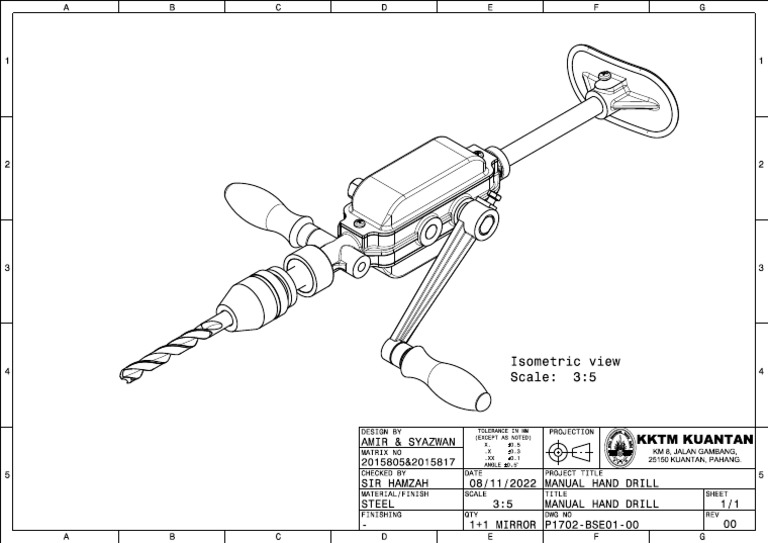 Manual Hand Drill | PDF
