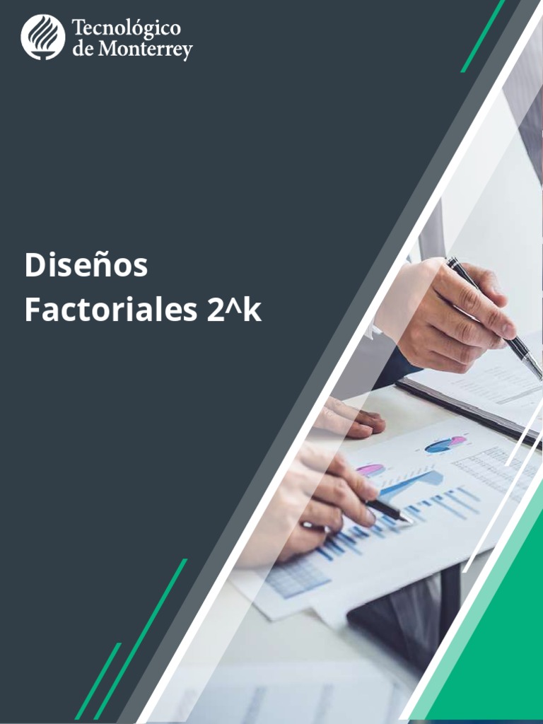 Curso3. Diseños Factoriales 2 K | PDF | Diseño de experimentos | Experimentar