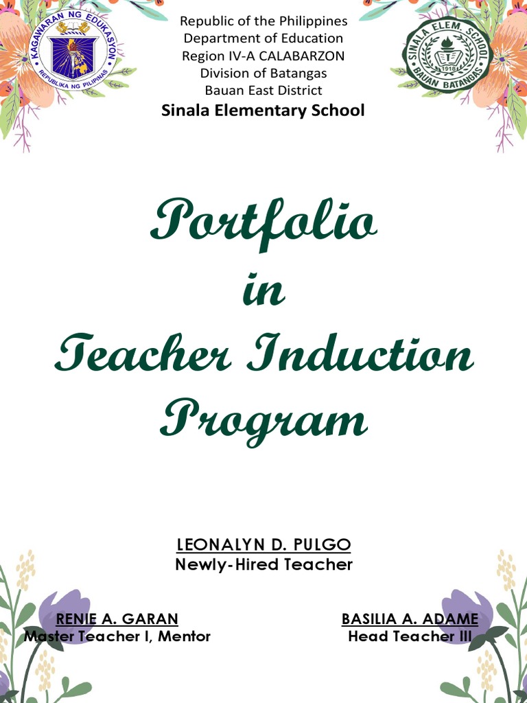 Leonalyn D. Pulgo Tip Portfolio | PDF | Teachers | Curriculum