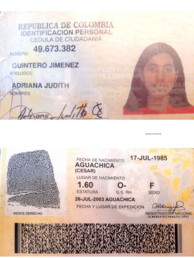 Foto de Cedula | PDF