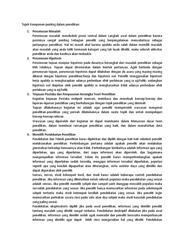 Diskusi 8 Metode Penelitian | PDF