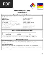 MSDS Etil Alkohol 96% dan Keamanannya | PDF