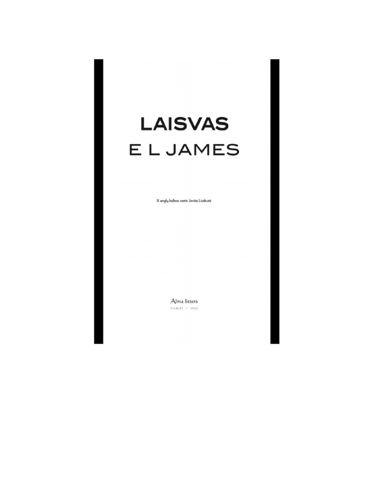E.L. James Laisvas | PDF