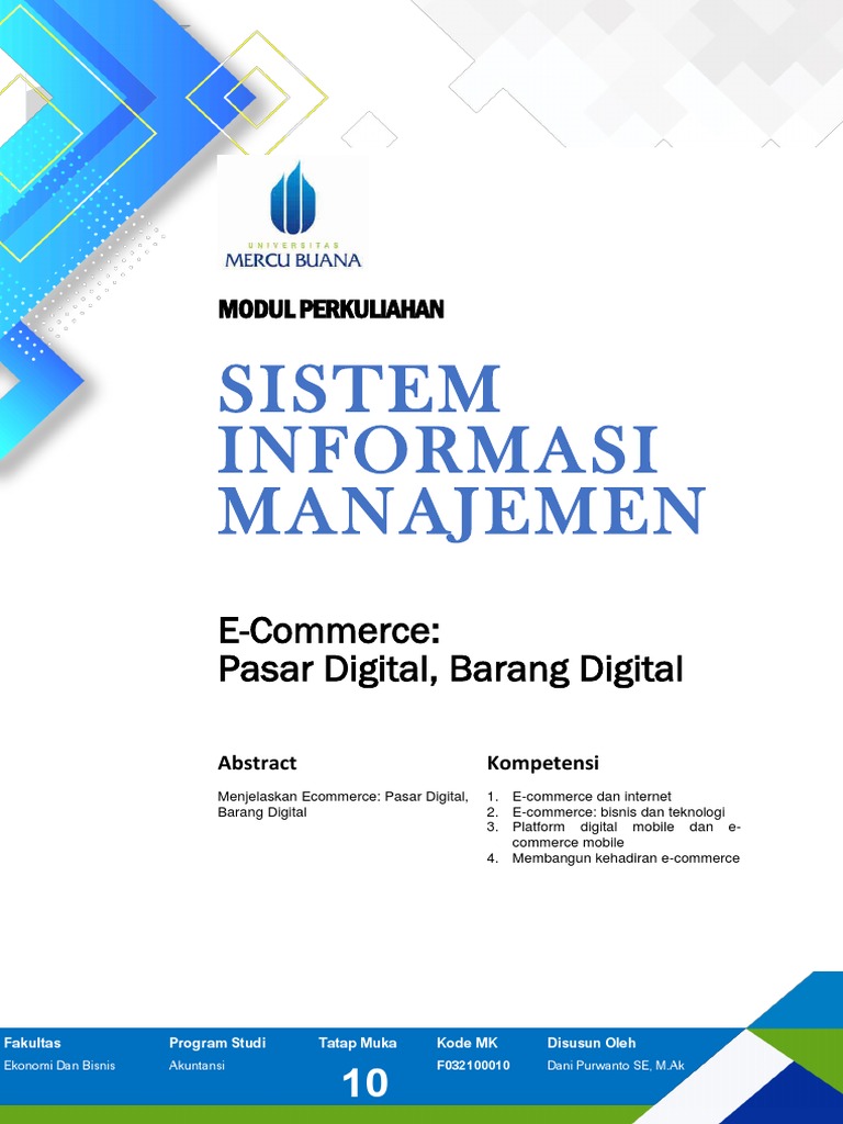 E-Commerce: Konsep dan Perkembangannya | PDF | Bisnis | Komputer