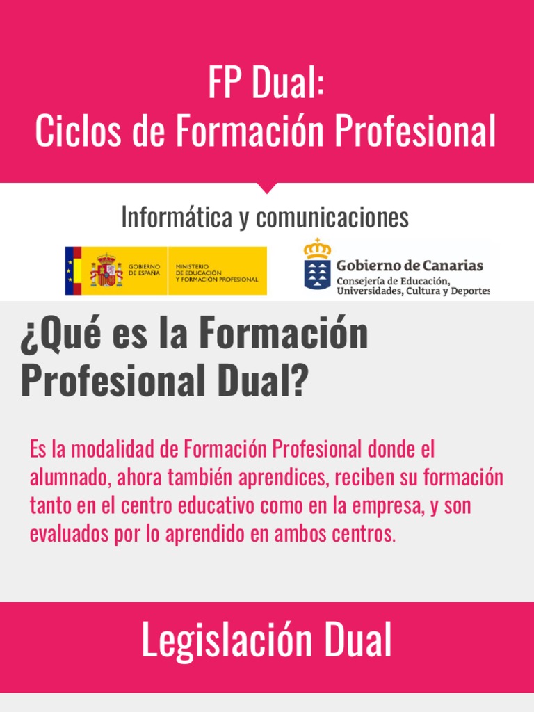 Presentación DUAL para Centros | PDF | Desarrollo profesional | Evaluación