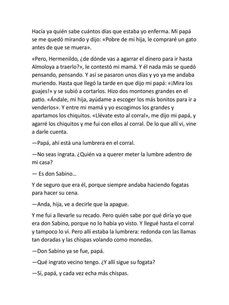 2.-El Gato Elena Garro | PDF