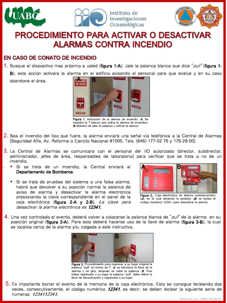 Cómo desactivar alarma de incendio | PDF
