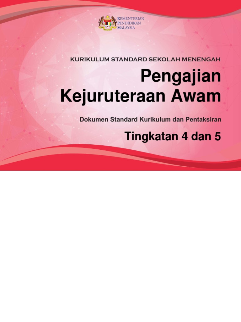 110 - DSKP KSSM Pengajian Kejuruteraan Awam Ting 4 5 | PDF