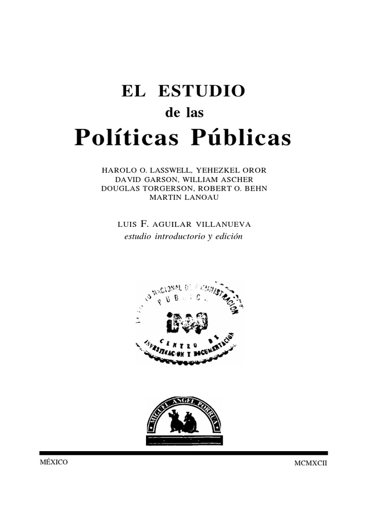 Laswell - 1951 - La orientaciΩn hacia las pol¯ticas | Descargar gratis PDF | Ciencias Sociales ...