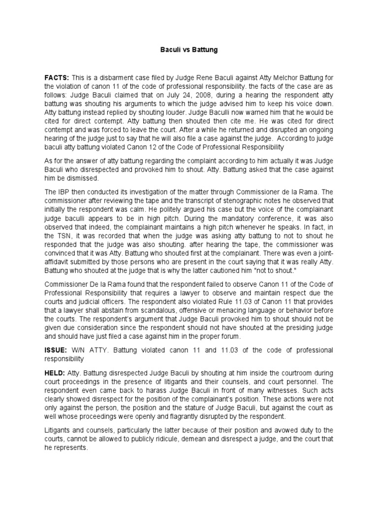 Baculi Vs Battung | PDF | Judge | Courtroom