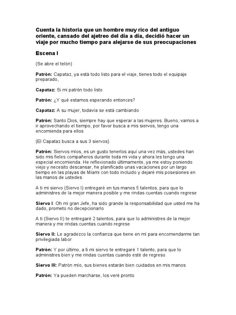 Drama Los Talentos | PDF