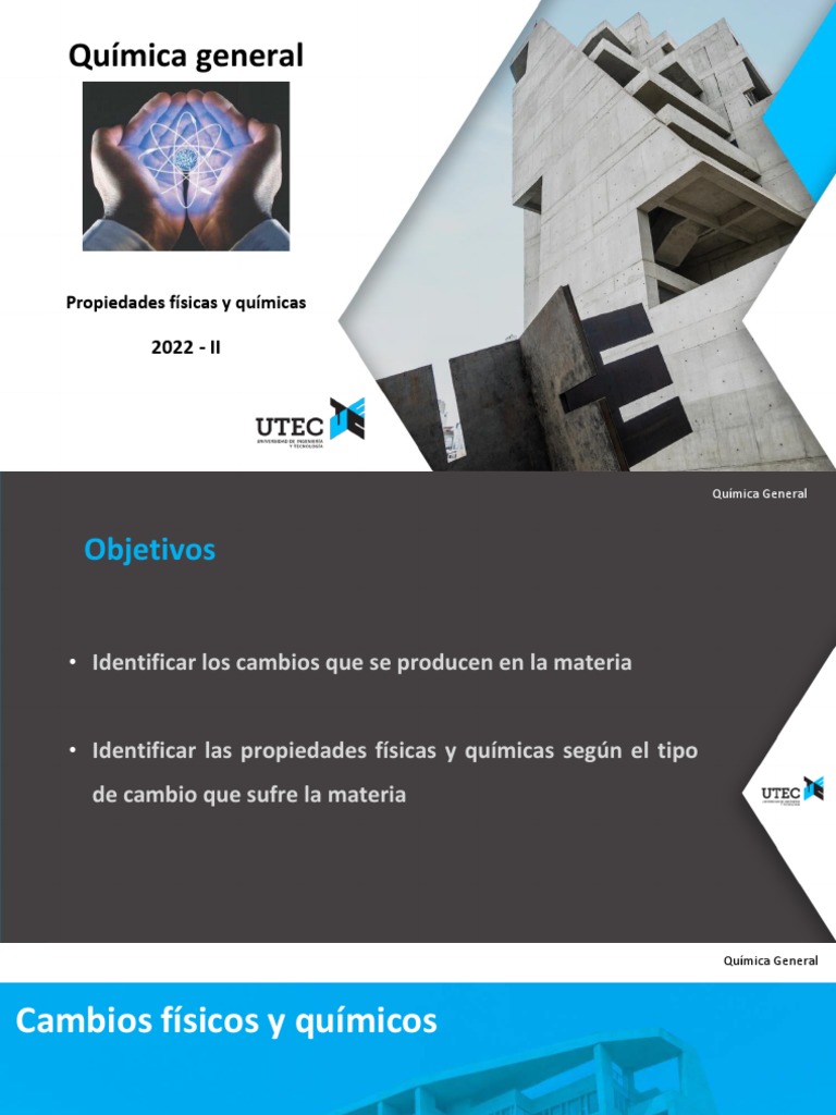 S02 - PPT1 - Sesión de Auditorio | PDF | Química | Importar