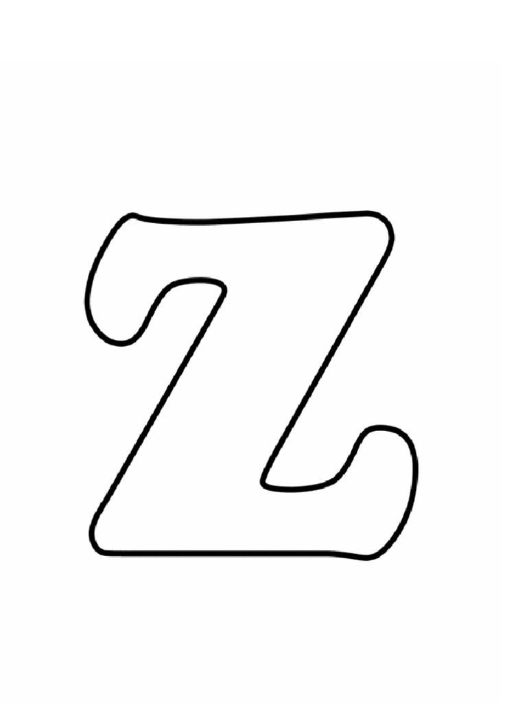 Molde Letras Grandes 2 | Pdf