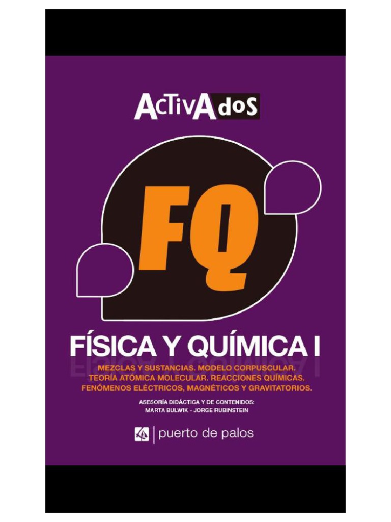 Física y Química 1 Activados | PDF