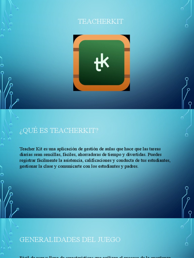 Una solución integral para la gestión del aula: Introducción a TeacherKit | PDF | Desarrollo de ...