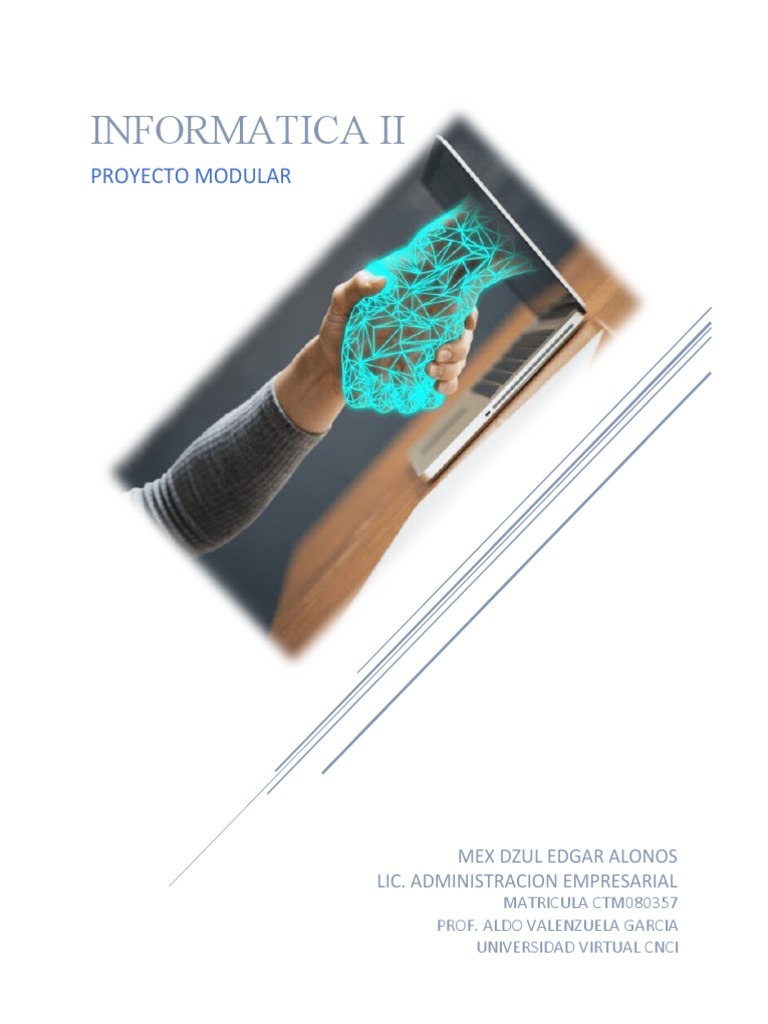Proyecto de Excel en Informática II | PDF | Microsoft Excel | Informática