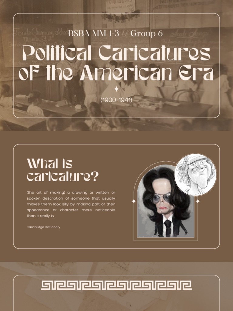 Political Caricatures of The American Era (1900-1940s) | PDF