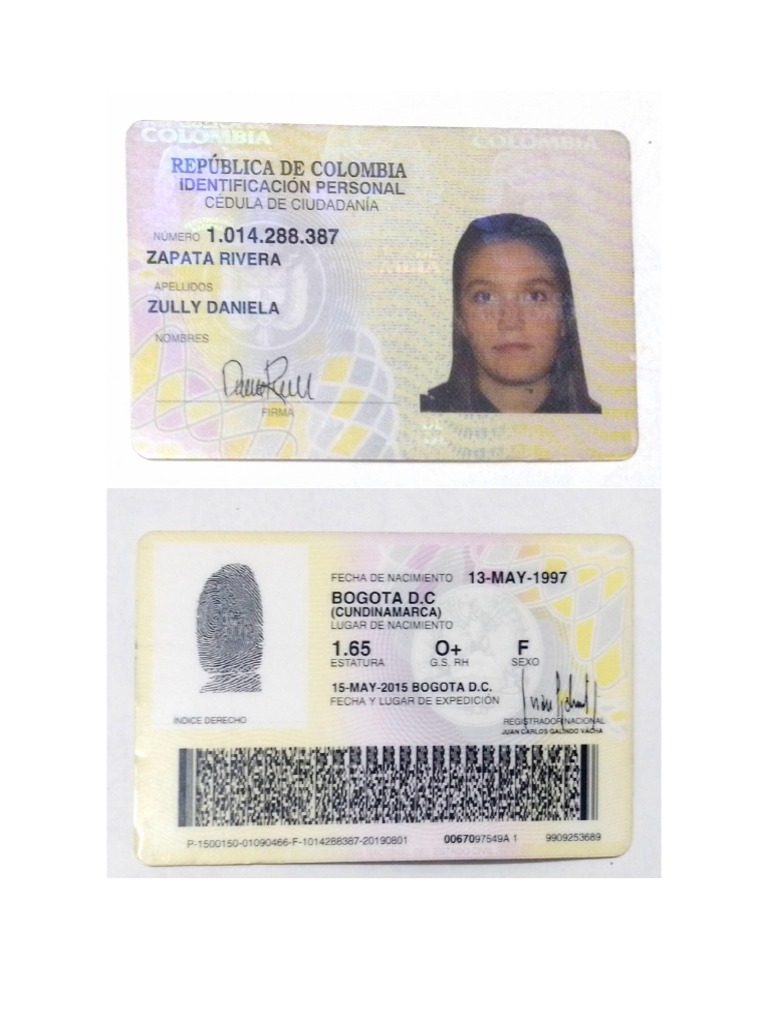 Cedula Actual 2022 Daniela | PDF