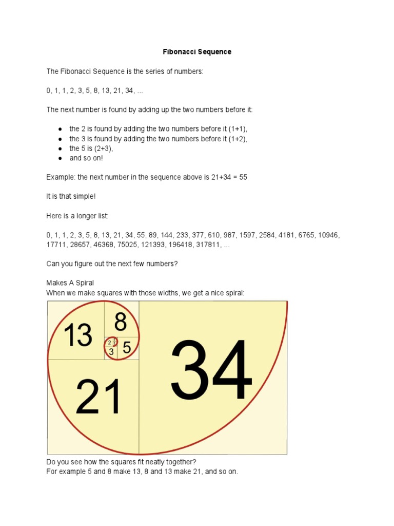 Fibonacci Sequence | PDF | Milky Way | Galaxy