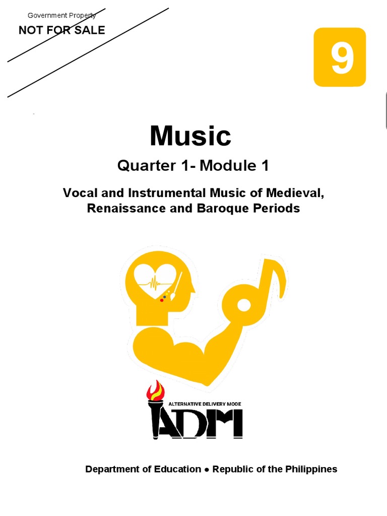 MUSIC Quarter 1 Module 1 | PDF | Baroque Music | Classical Music