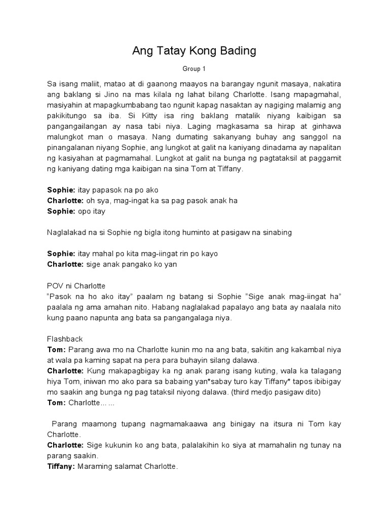 Ang Tatay Kong Bading | PDF Ang Tatay Kong Bading | PDF