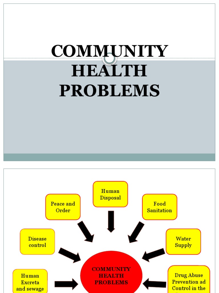 COMMUNITY HEALTH PROBLEMS | PDF | Municipal Solid Waste | Waste