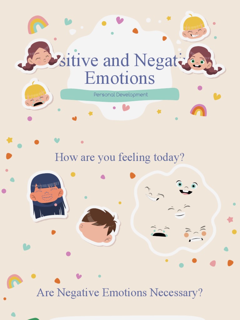 Positive and Negative Emotions | PDF