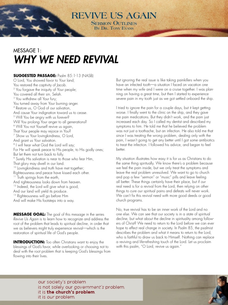 Revive Us Sermon Outlines | PDF | Twelve Minor Prophets | Old Testament ...