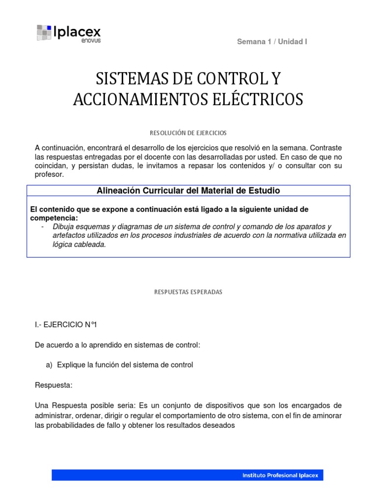 Sistema Ej s1 | PDF | Sistema de control | Informática