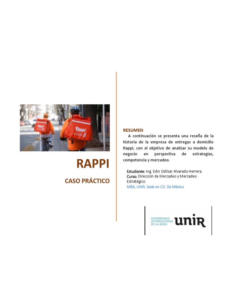 Caso Rappi | PDF | Software de la aplicacion | Internet